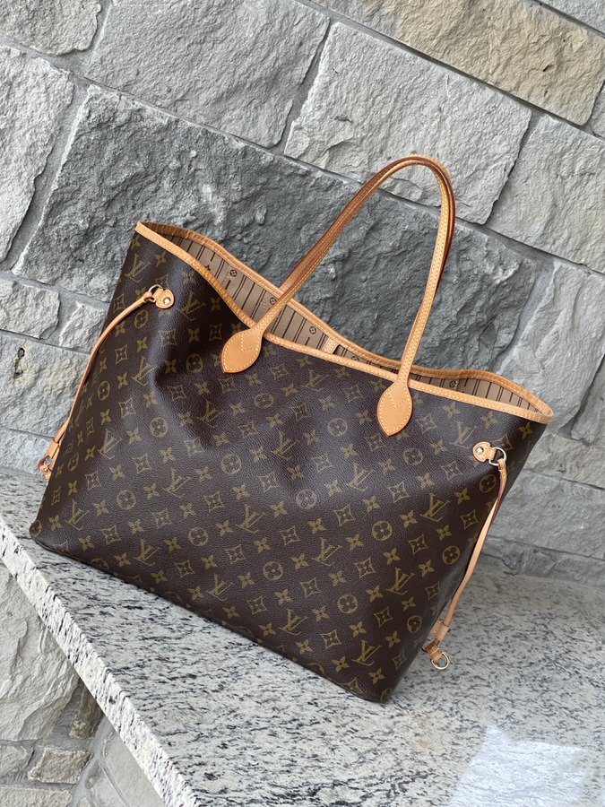 Louis Vuitton Neverfull GM Monogram Beige - LVLENKA Luxury Consignment