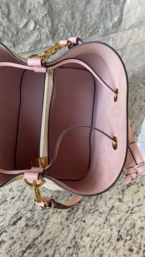 Louis Vuitton NeoNoe Damier Azur Rose Ballerine - LVLENKA Luxury ...