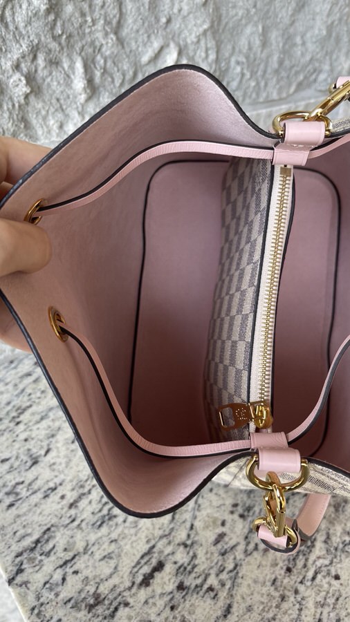 Louis Vuitton NeoNoe Damier Azur Rose Ballerine - LVLENKA Luxury ...