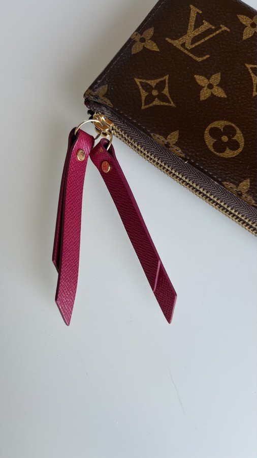 Louis Vuitton Adele Wallet Monogram Fuchsia - LVLENKA Luxury Consignment