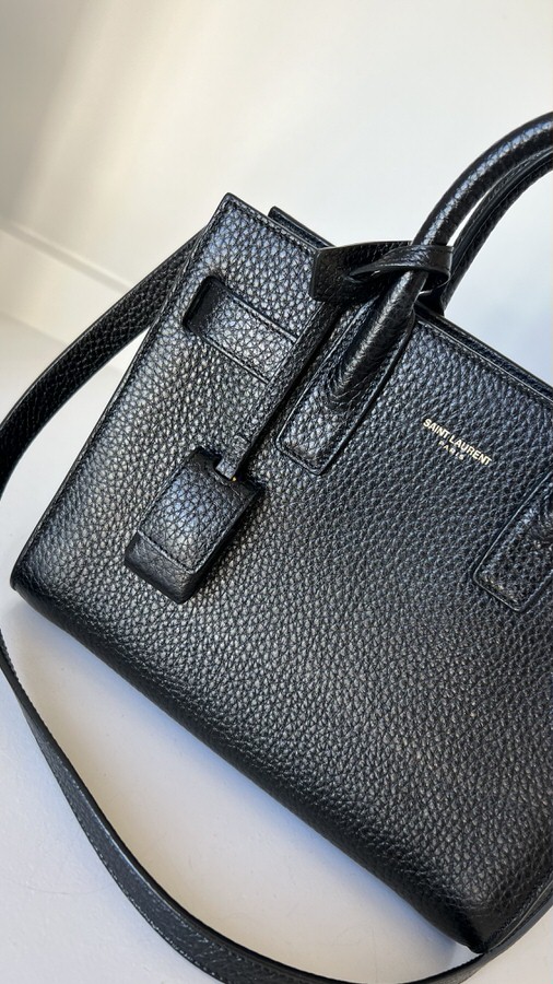 YSL Nano Sac De Jour Black - LVLENKA Luxury Consignment