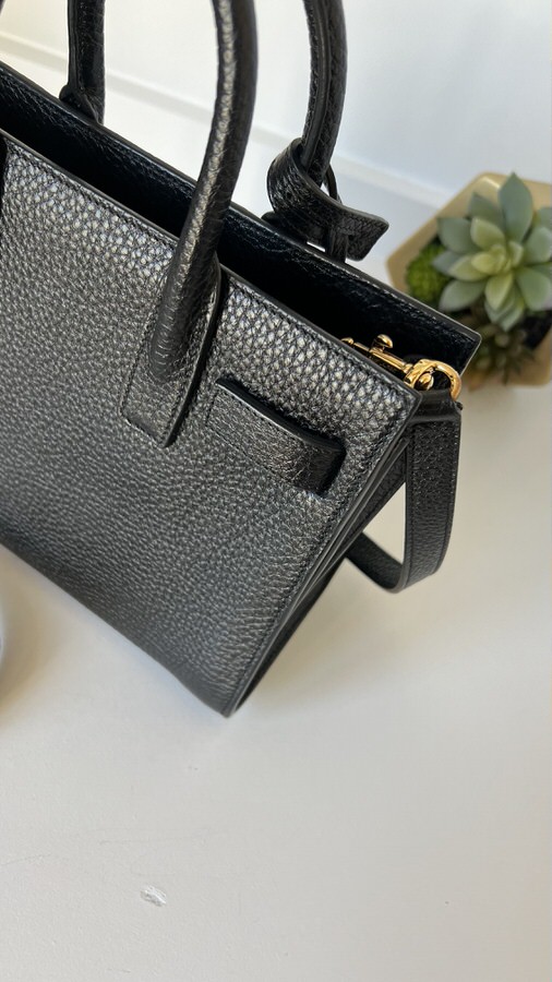 YSL Nano Sac De Jour Black - LVLENKA Luxury Consignment