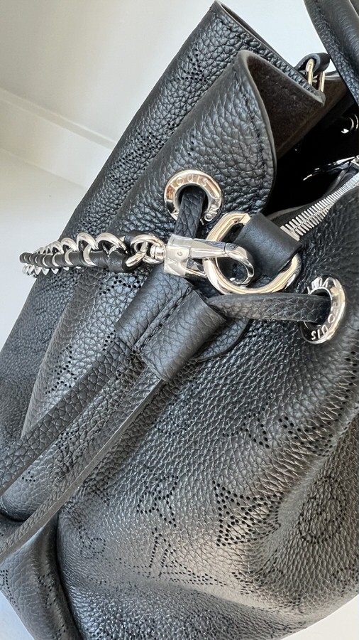 Louis Vuitton Bella Tote Mahina Black - LVLENKA Luxury Consignment