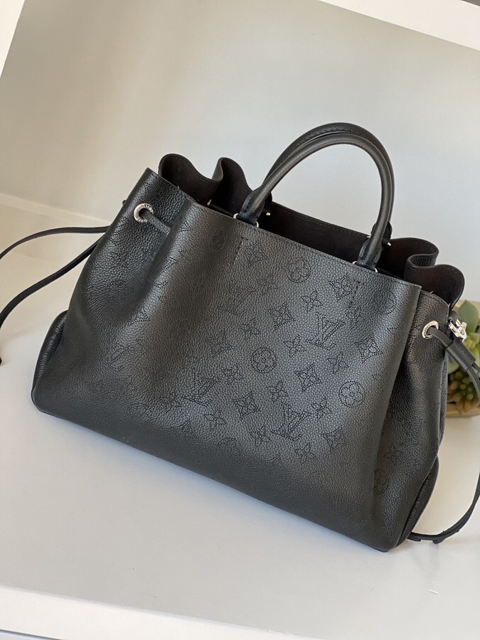 Louis Vuitton Bella Tote Mahina Black - LVLENKA Luxury Consignment