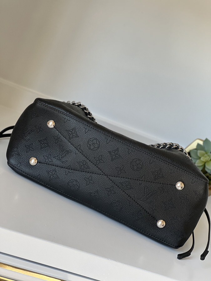 Louis Vuitton Bella Tote Mahina Black - LVLENKA Luxury Consignment
