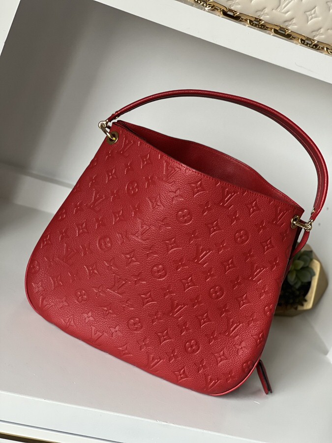 Louis Vuitton Spontini Empreinte Red - LVLENKA Luxury Consignment