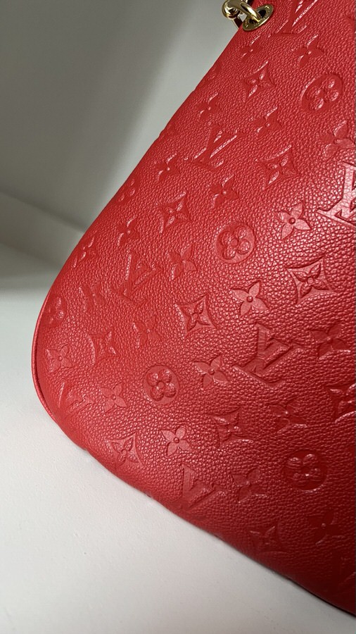 Louis Vuitton Spontini Empreinte Red - LVLENKA Luxury Consignment