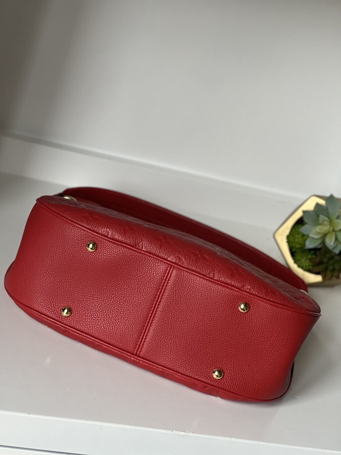 Louis Vuitton Spontini Empreinte Red - LVLENKA Luxury Consignment