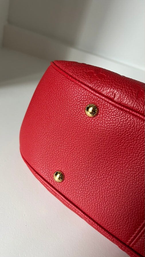 Louis Vuitton Spontini Empreinte Red - LVLENKA Luxury Consignment