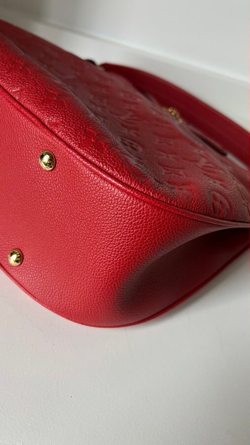 Louis Vuitton Spontini Empreinte Red - LVLENKA Luxury Consignment