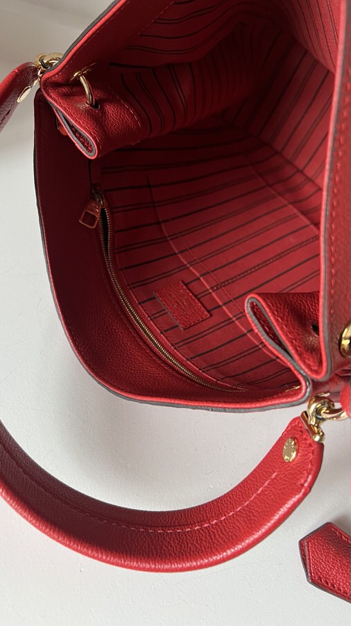 Louis Vuitton Spontini Empreinte Red - LVLENKA Luxury Consignment