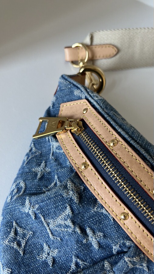 Louis Vuitton Denim High Rise Bumbag - LVLENKA Luxury Consignment